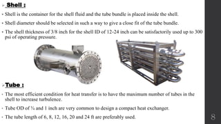 Functional Design of Heat Exchanger | PPTX