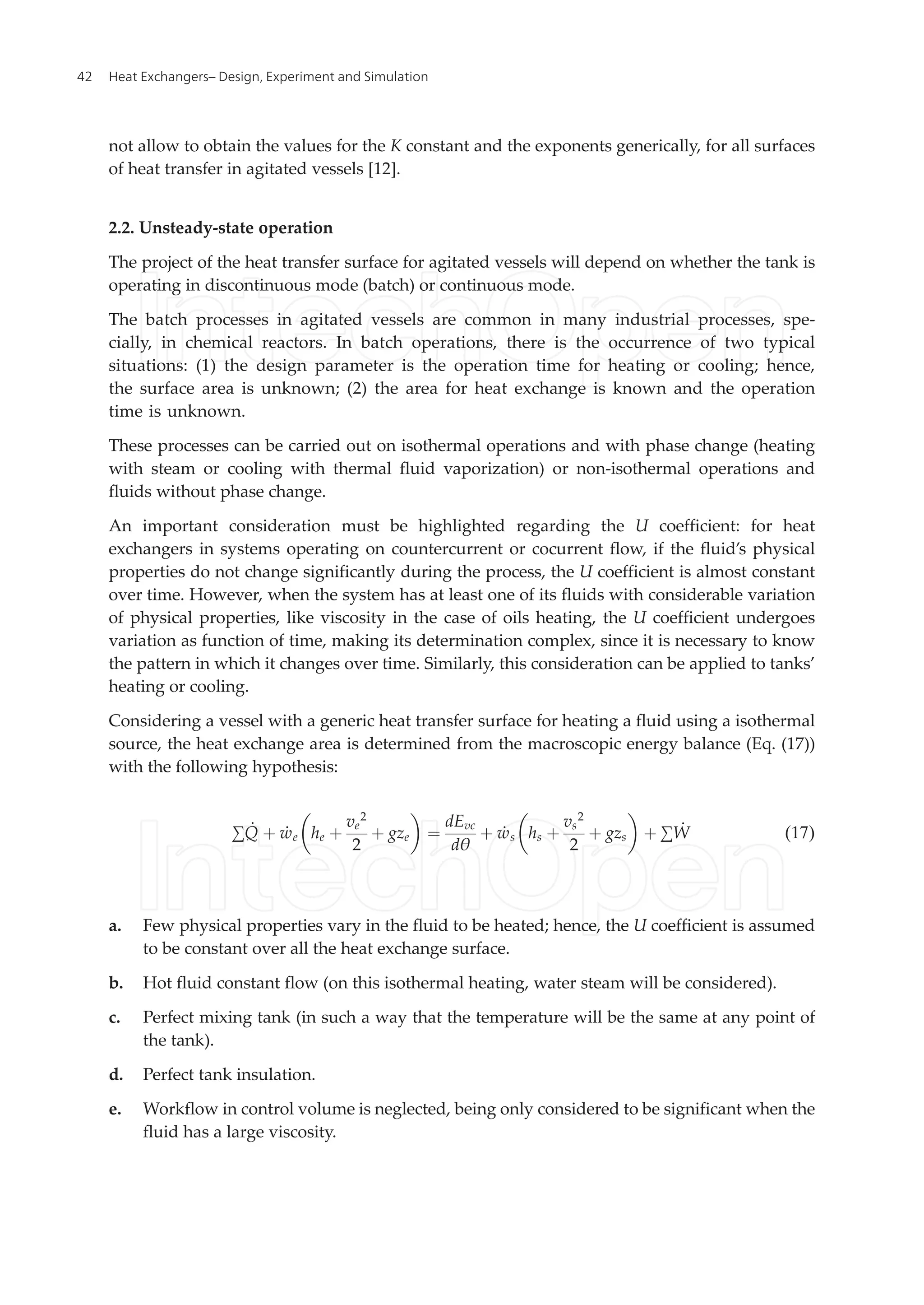 Design of heat transfer surfaces in agitated vessels | PDF