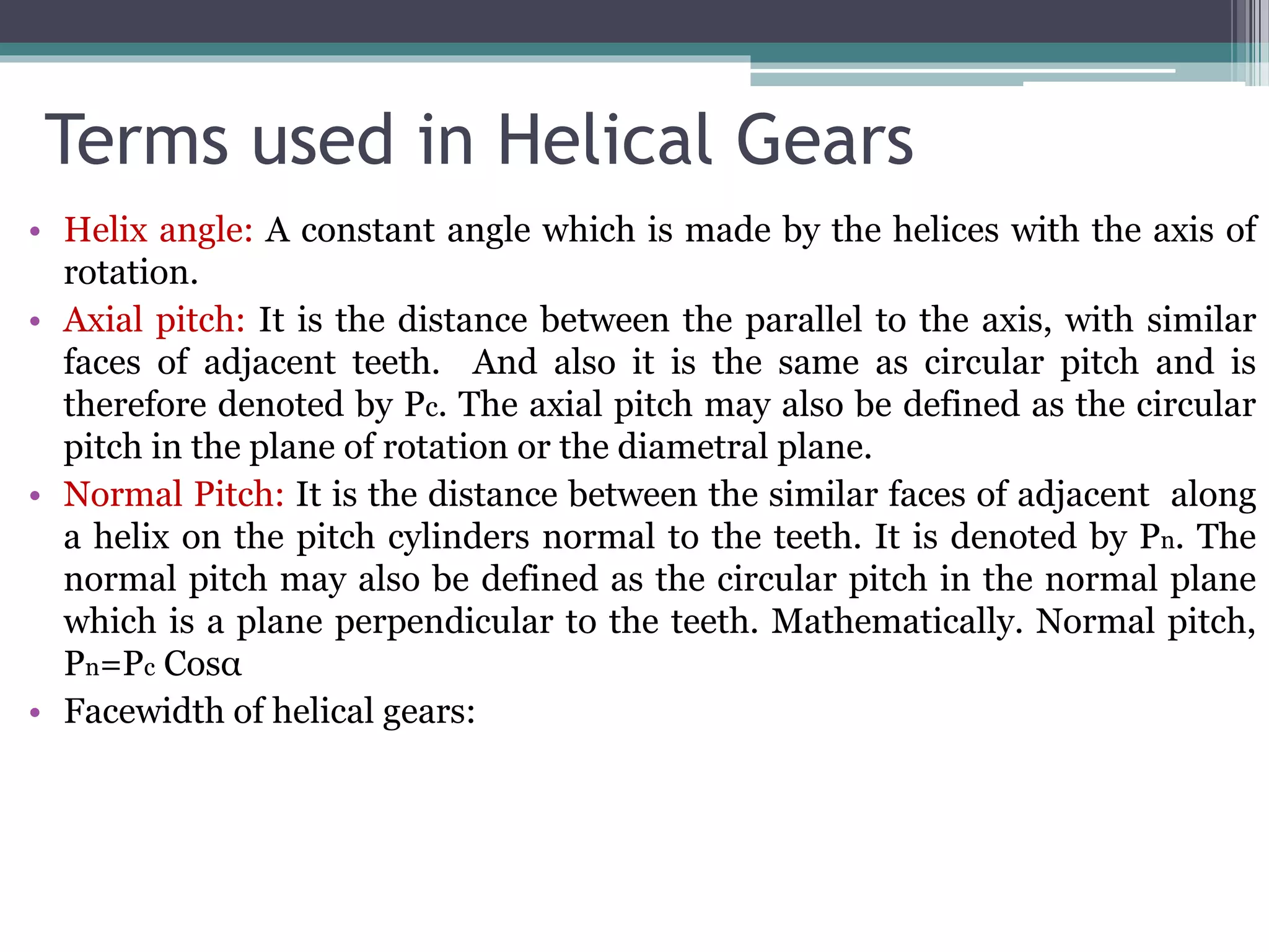 Design of Helical Gears.pptx