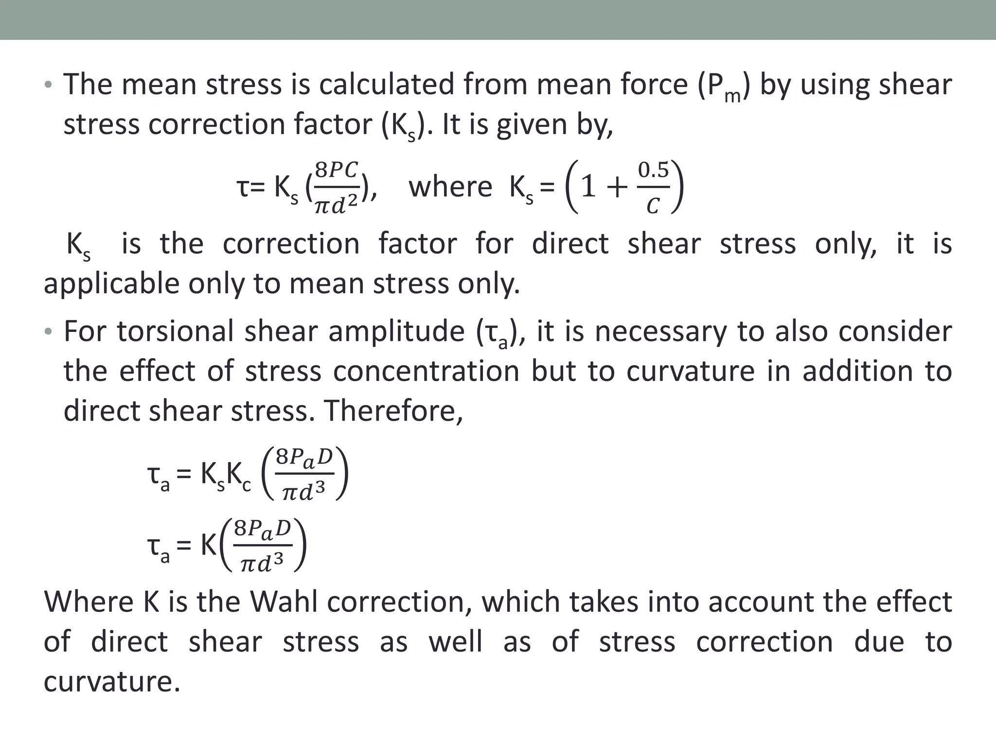 Design of helical spring | PPTX