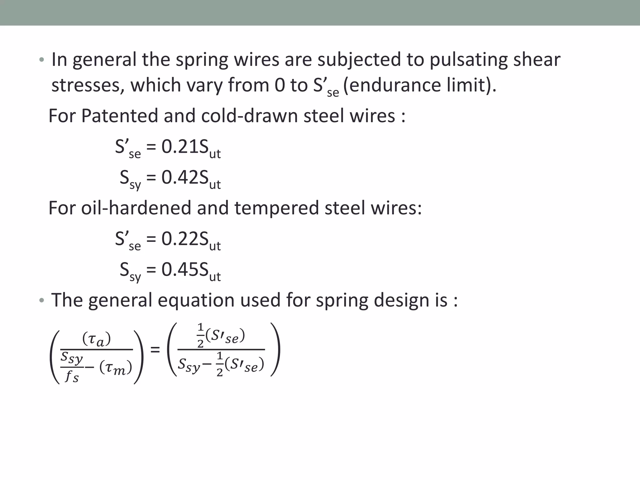 Design of helical spring | PPTX