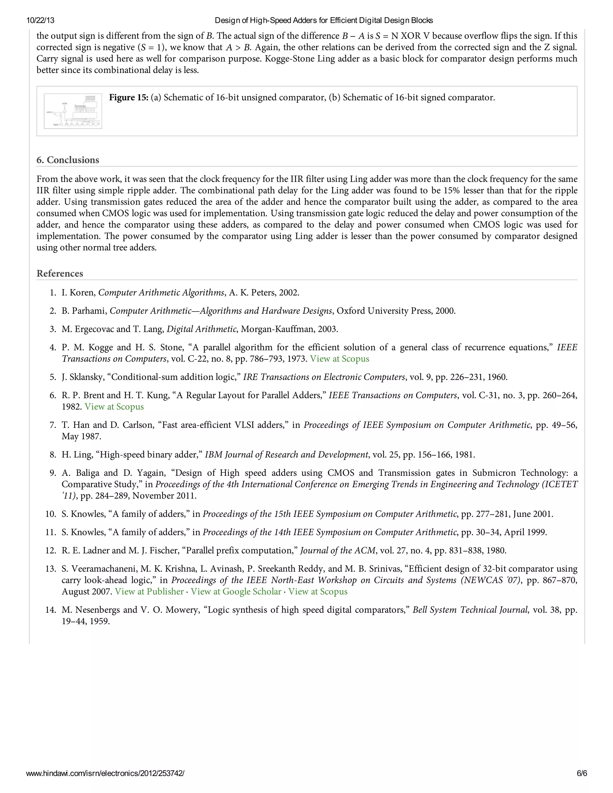 Design of high speed adders for efficient digital design blocks | PDF | Programming Languages ...