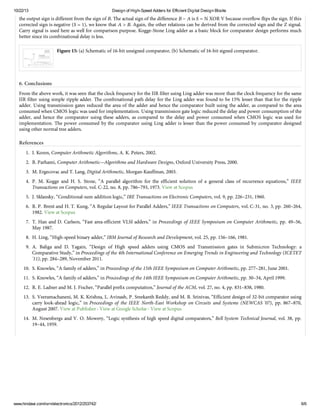 Design of high speed adders for efficient digital design blocks | PDF ...