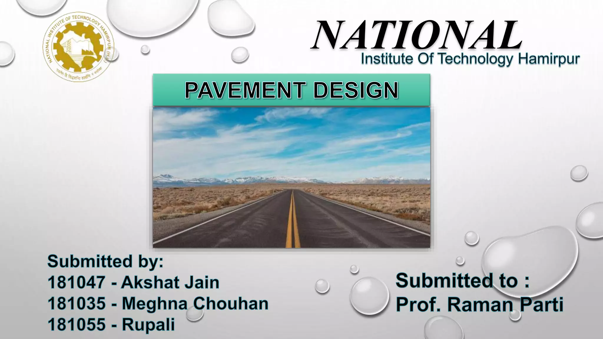 Design of highway pavements | PPTX