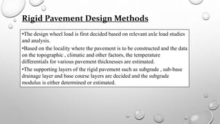 Design of highway pavements | PPTX