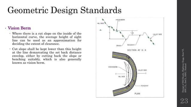 DESIGN OF HILL ROADS AND ITS ALIGNMENT.pptx | Weather | Science