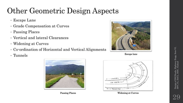 DESIGN OF HILL ROADS AND ITS ALIGNMENT.pptx | Weather | Science