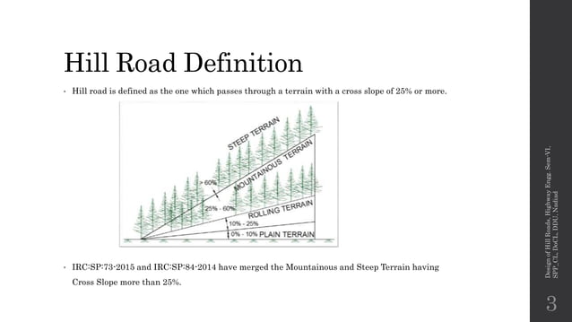 DESIGN OF HILL ROADS AND ITS ALIGNMENT.pptx | Weather | Science