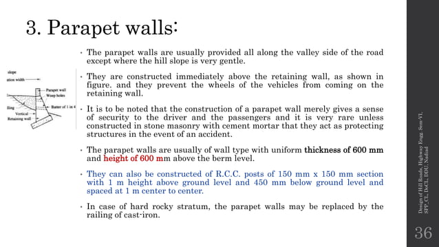DESIGN OF HILL ROADS AND ITS ALIGNMENT.pptx | Weather | Science