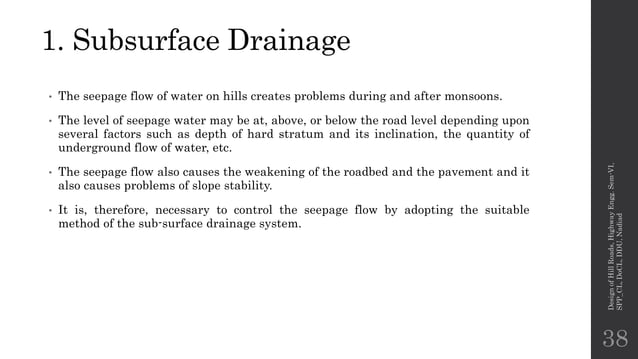 DESIGN OF HILL ROADS AND ITS ALIGNMENT.pptx | Weather | Science