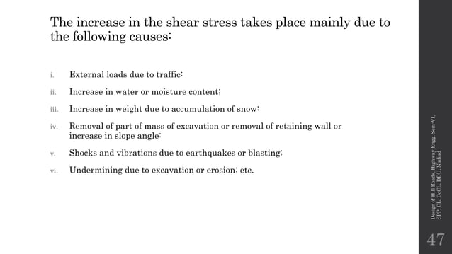 DESIGN OF HILL ROADS AND ITS ALIGNMENT.pptx | Weather | Science