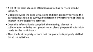 Design of hospitality program | PPTX