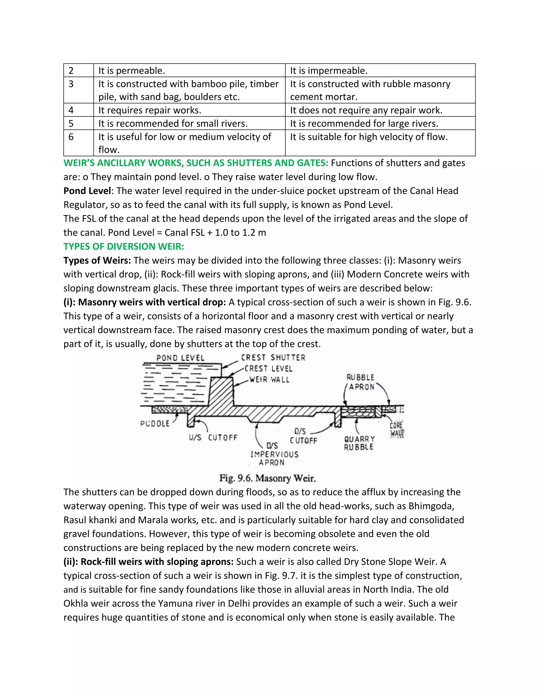 Design of hydraulic structures ce 413 | PDF