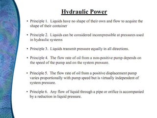 Design of hydraulic system | PPTX