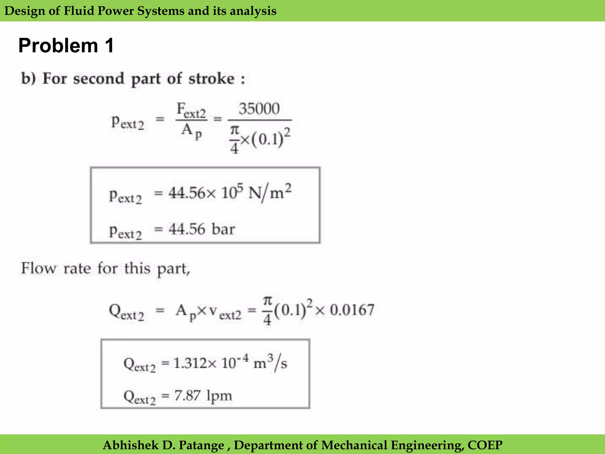 Design of Fluid Power Systems and its analysis (Hydraulics and Pneumatics circuit design) | PPTX