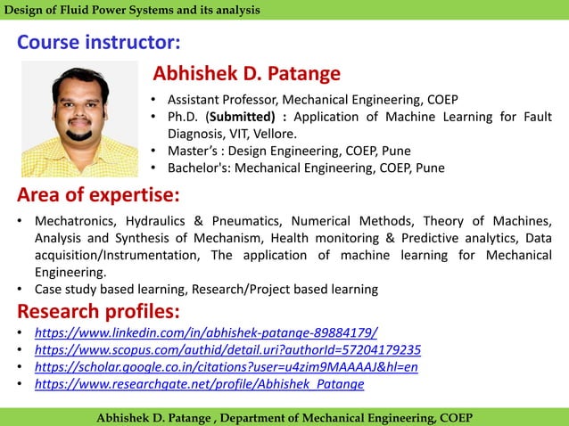 Design of Fluid Power Systems and its analysis (Hydraulics and Pneumatics circuit design) | PPTX ...