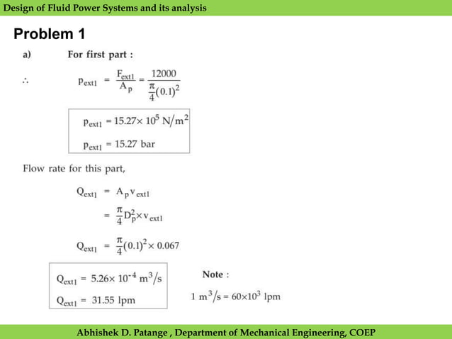 Design of Fluid Power Systems and its analysis (Hydraulics and Pneumatics circuit design) | PPTX ...