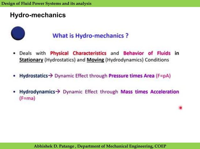 Design of Fluid Power Systems and its analysis (Hydraulics and Pneumatics circuit design) | PPTX ...