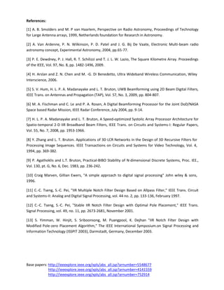 Design of iir notch filters and narrow and wide band filters | PDF