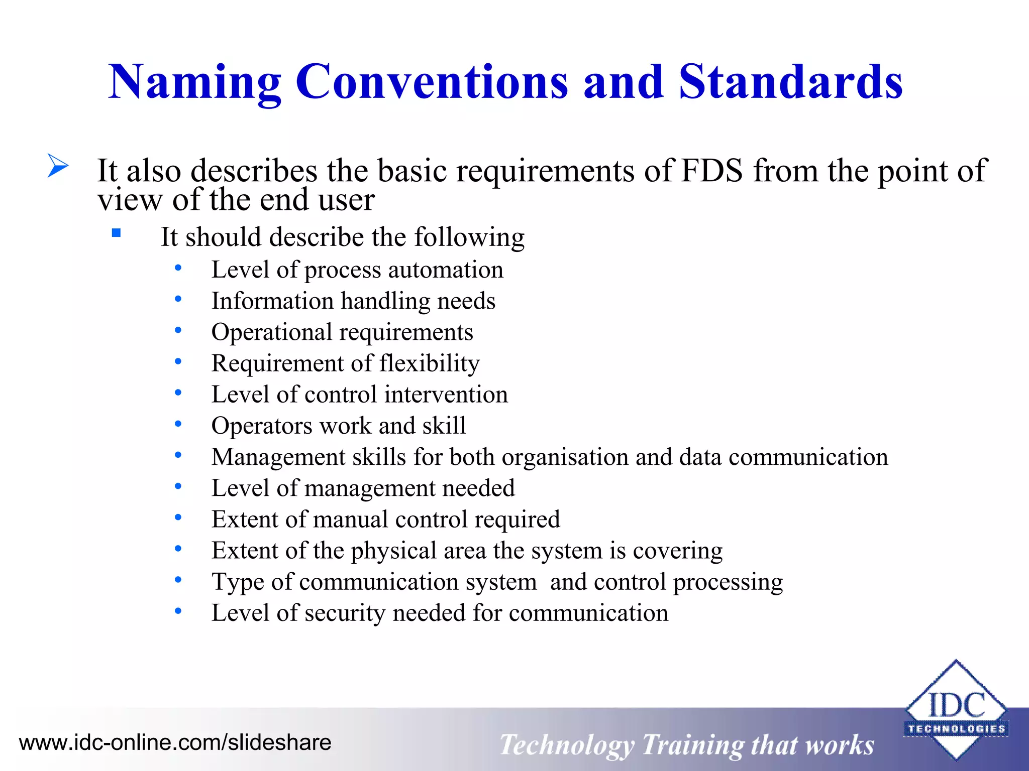 Design of Industrial Automation Functional Specifications for PLCs ...