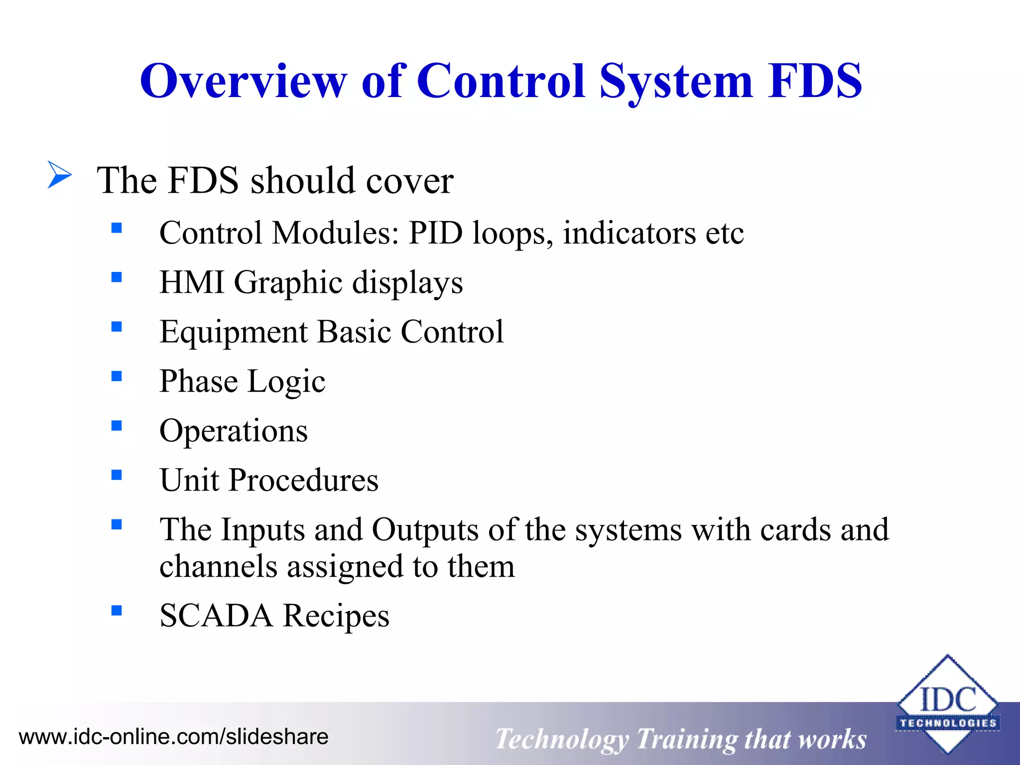 Design of Industrial Automation Functional Specifications for PLCs ...