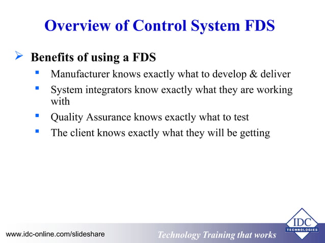 Design Of Industrial Automation Functional Specifications For Plcs Dcss And Scada Systems Ppt
