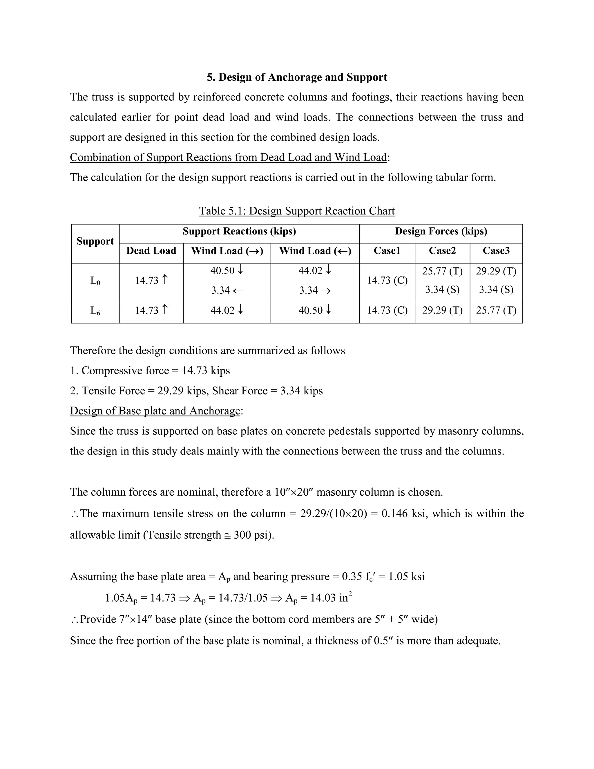 Design of Industrial truss, mechanism of truss | PDF