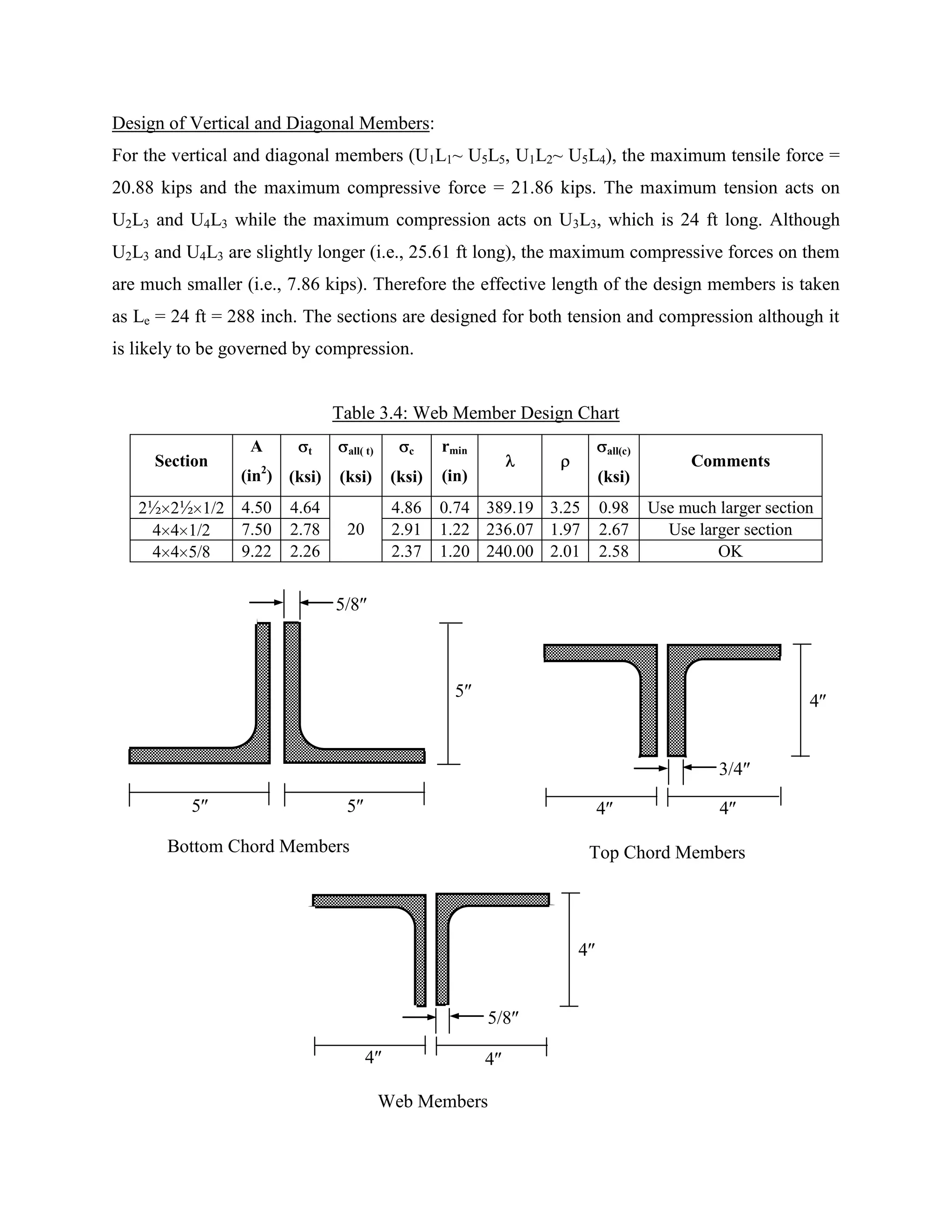 Design of Industrial truss, mechanism of truss | PDF