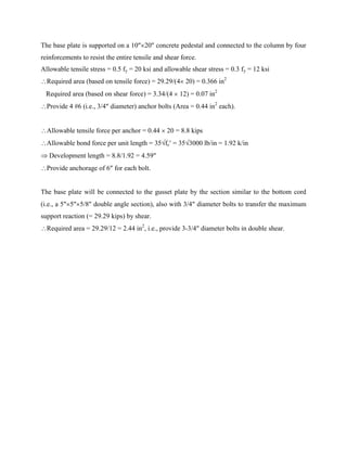 Design of Industrial truss, mechanism of truss | PDF
