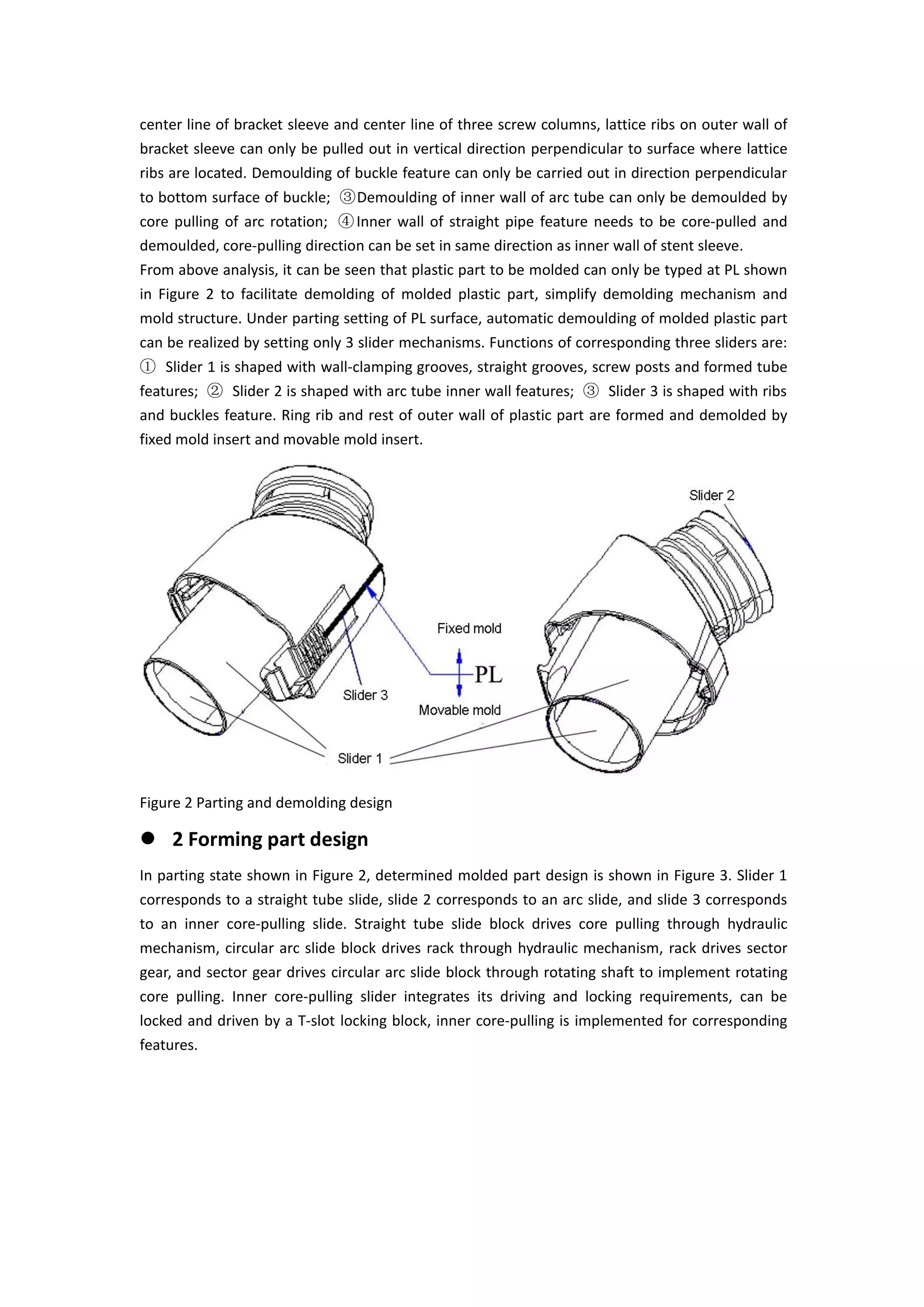 Design of injection mould for 135° elbow pipe of i | PDF