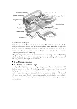 Design of injection mould for 135° elbow pipe of i | PDF