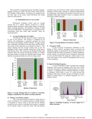 Design of intelligent traffic light controller using gsm & embedded system | PDF