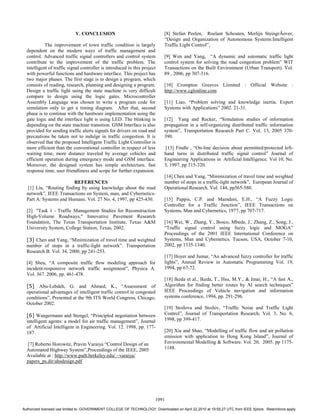 Design of intelligent traffic light controller using gsm & embedded system | PDF
