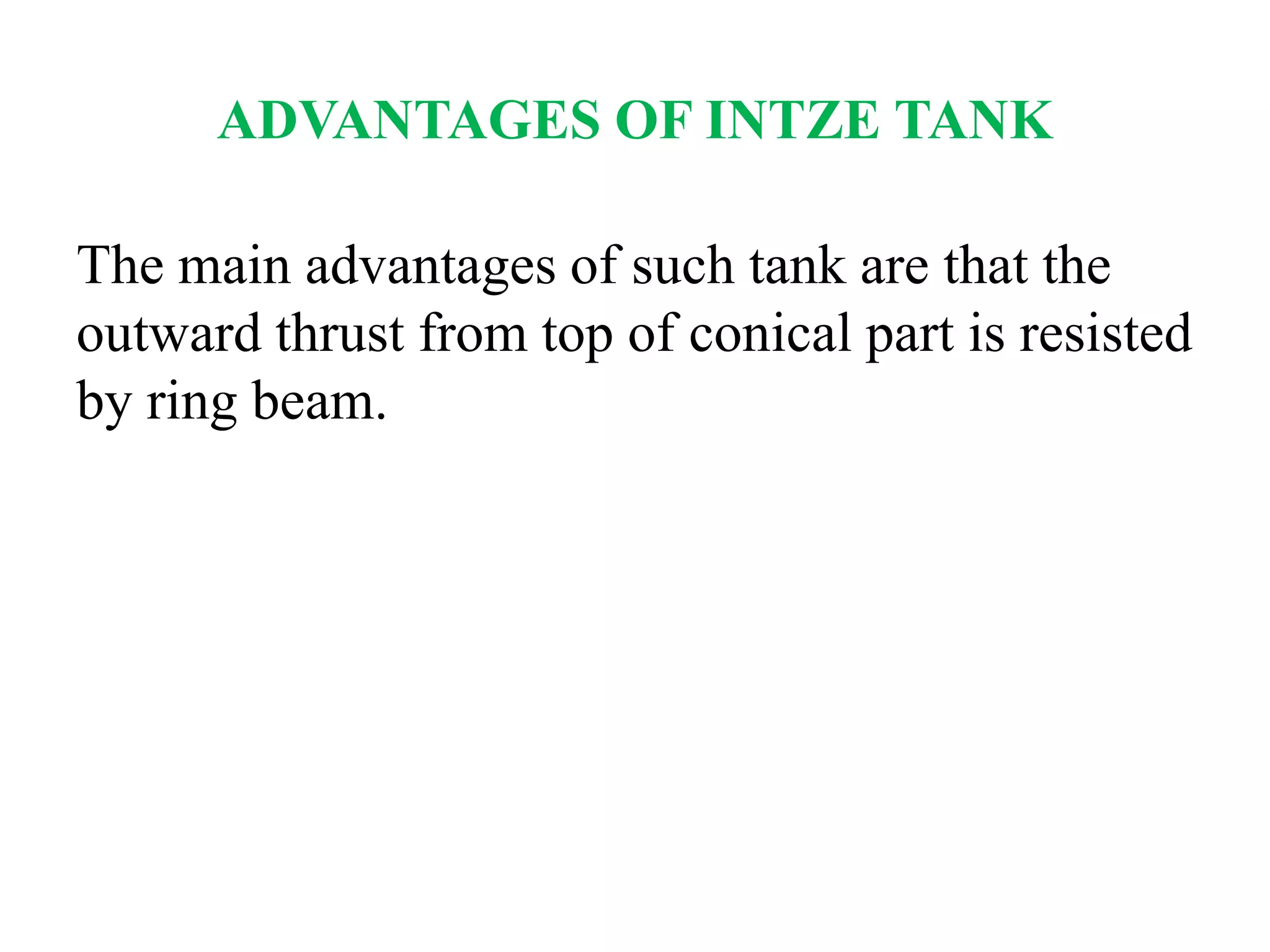 Design of intz tank short ppt | PPTX