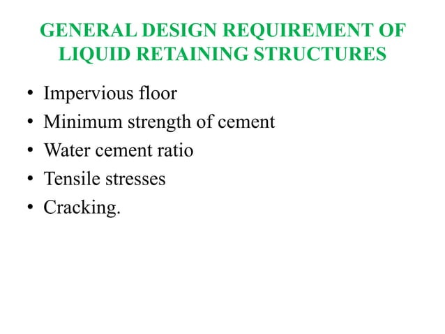 Design of intz tank short ppt | PPTX | Civil Engineering Industry ...
