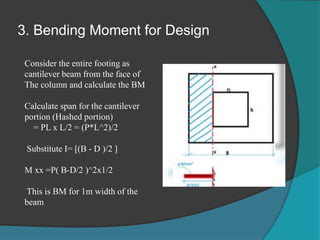 Design of isolated foundation types of isolated foundation | PPTX
