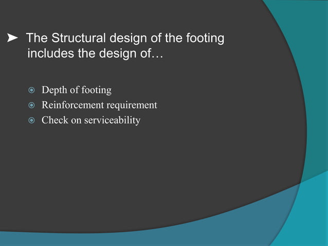 Design of isolated foundation types of isolated foundation | PPT
