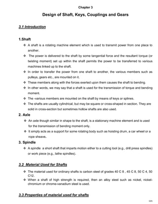 Design of Keys.pdf useful for mechanical engineering students | PDF