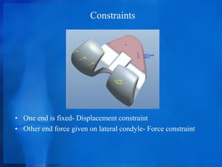 Design Of Knee Prosthesis and Analysis-Ashish Sharma | PDF