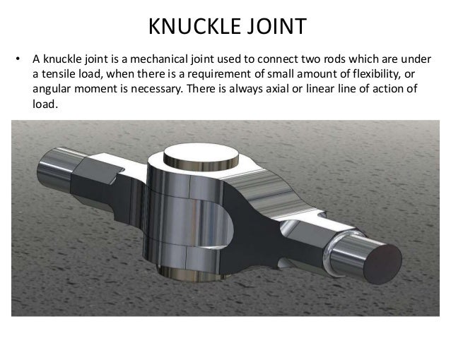 Design of knuckle joint (machine design & industrial drafting )