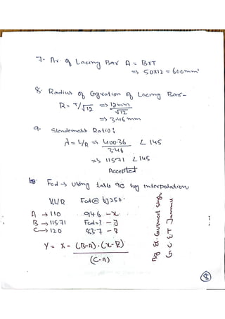 Design of lacing column By Er Gurmeet Singh GCET JAMMU | PDF