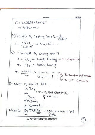 Design of lacing column By Er Gurmeet Singh GCET JAMMU | PDF