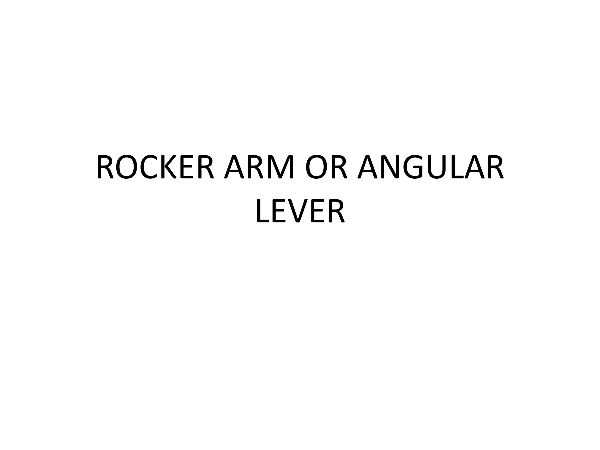 Design of lever (machine design & industrial drafting ) | PPTX