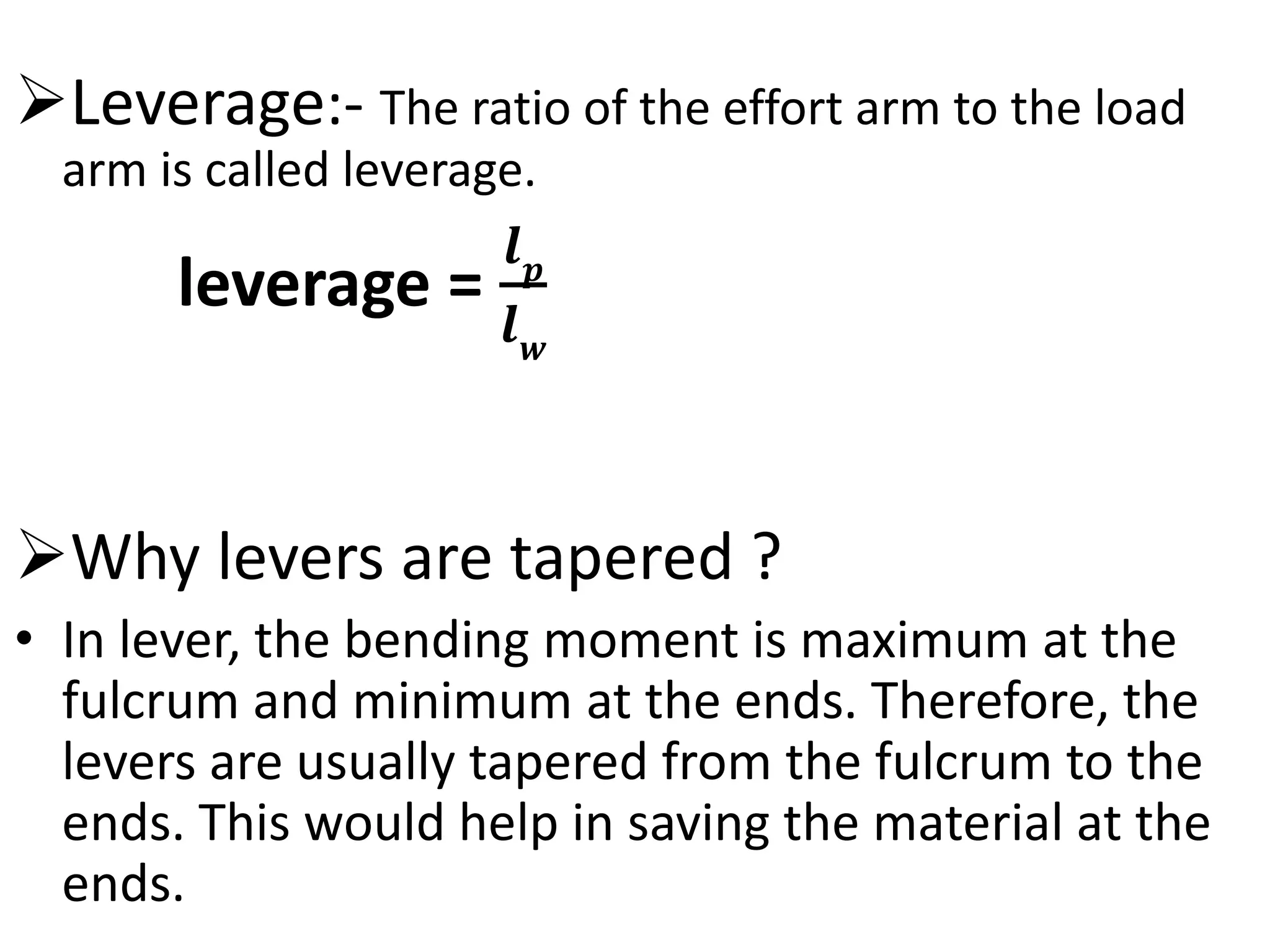 Design of lever (machine design & industrial drafting ) | PPTX