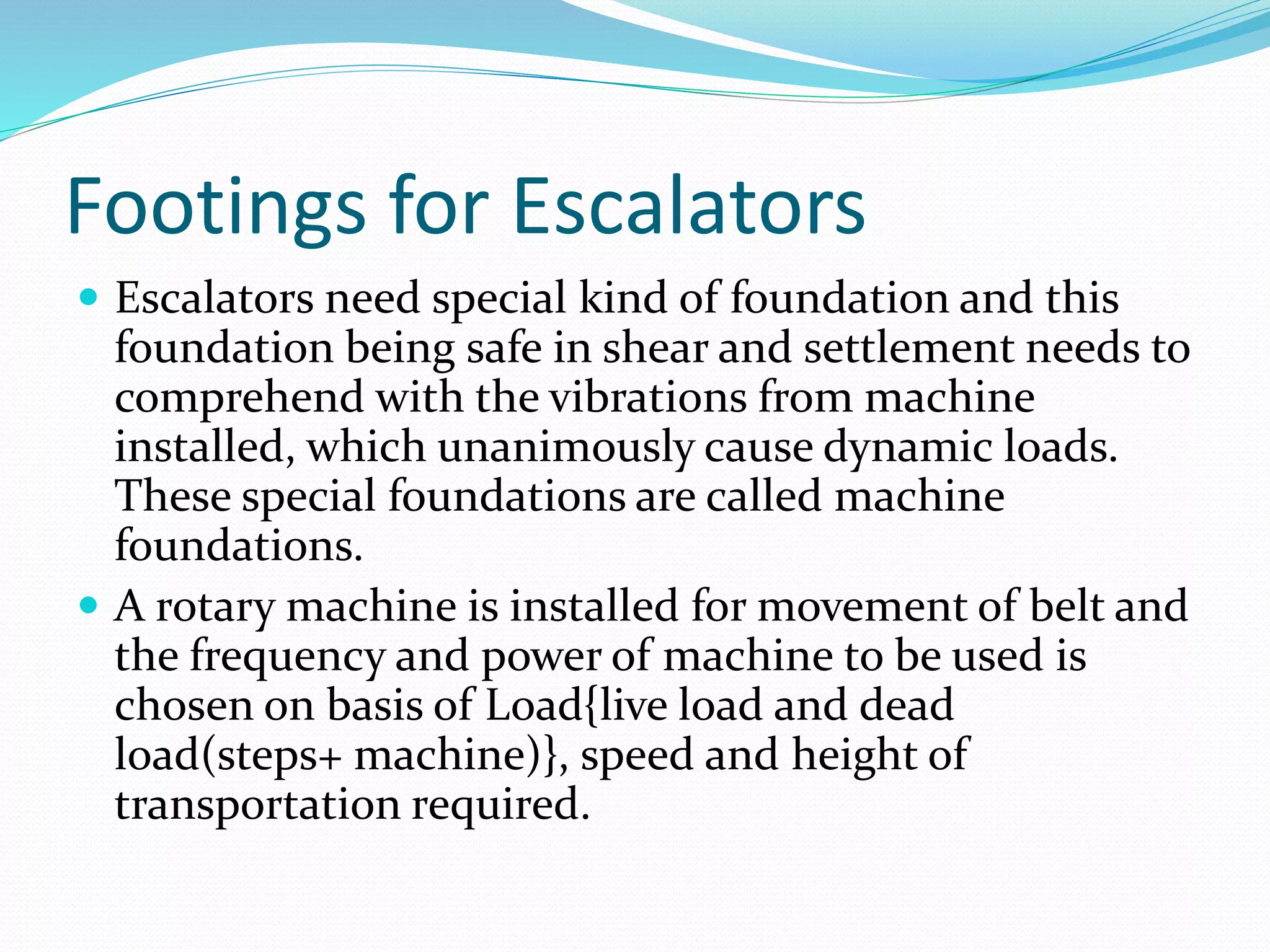 Design of lifts & escalators | PPTX