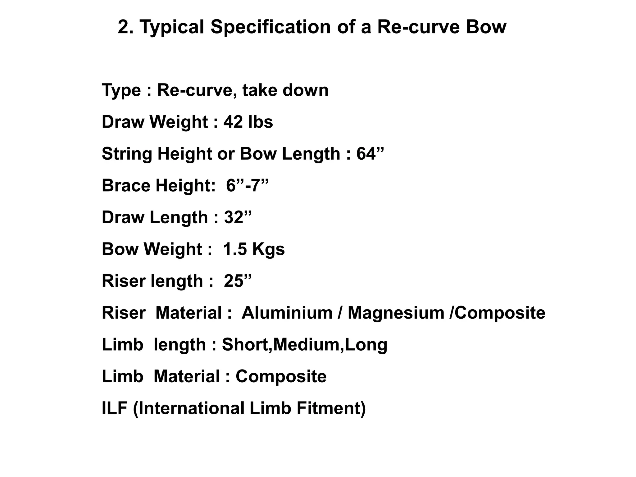 Design of limb of a takedown recurve bow | PDF