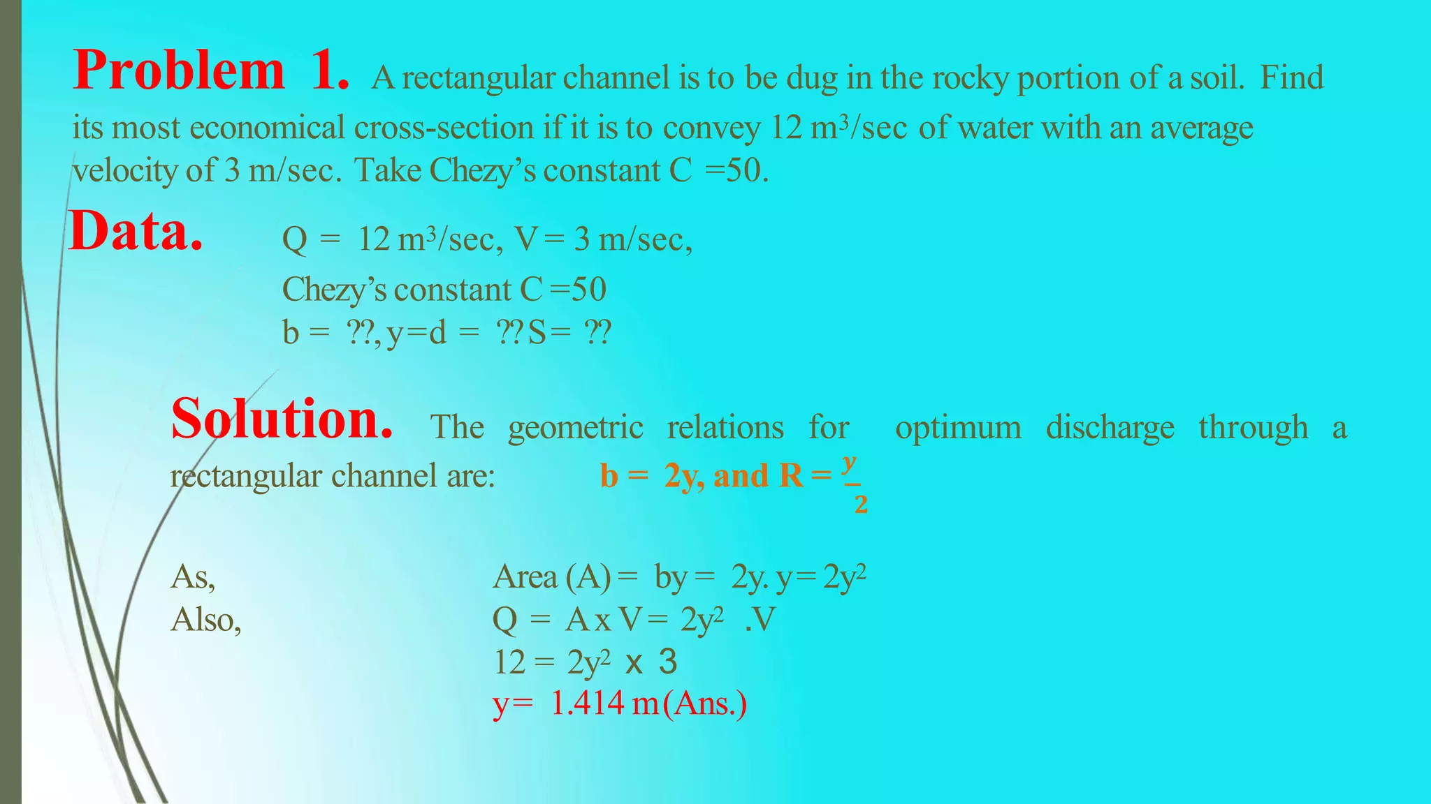 Design of Lined Channels.pptx