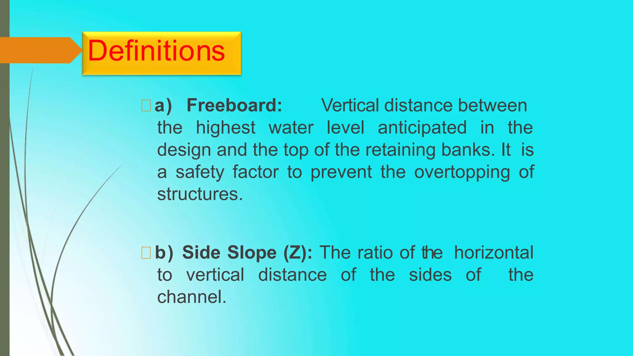 Design of Lined Channels.pptx