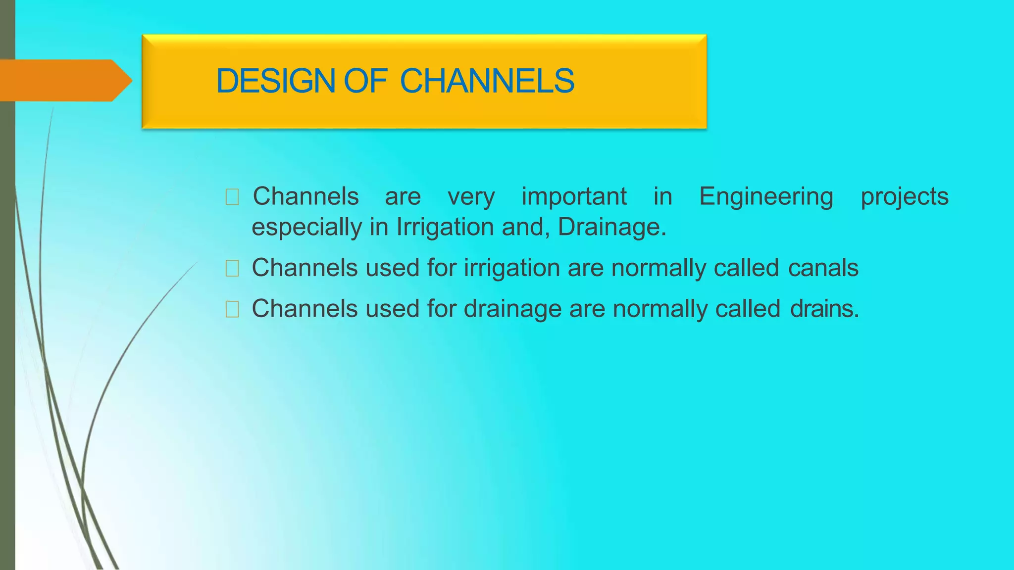Design of Lined Channels.pptx