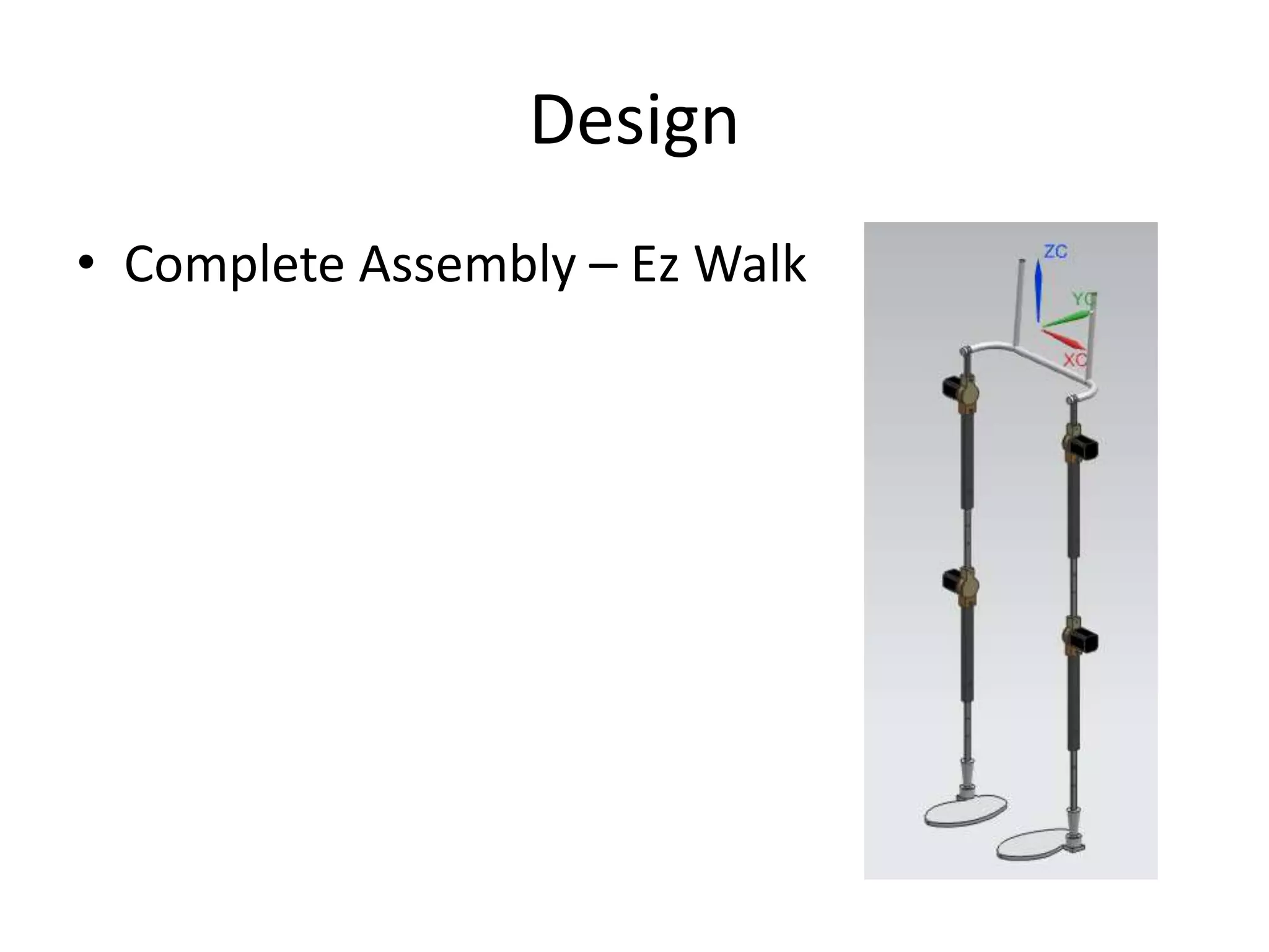 Design of lower limb exoskeleton | PPTX